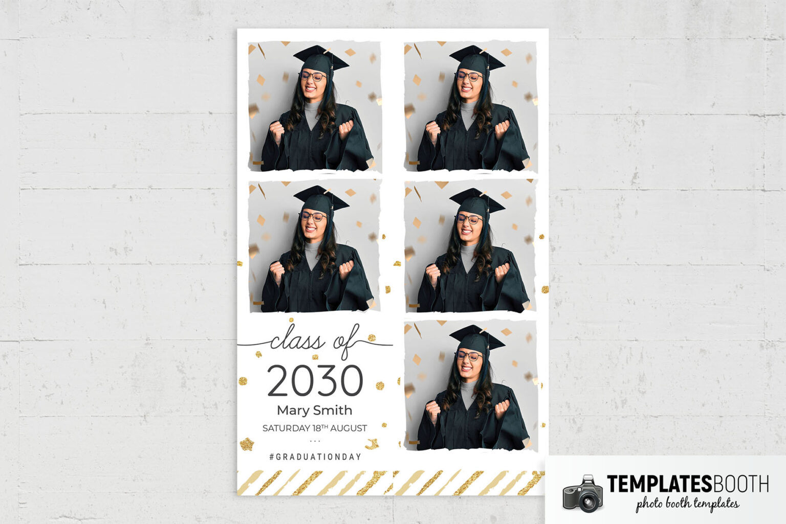 Free Graduation Photo Booth Template - TemplatesBooth