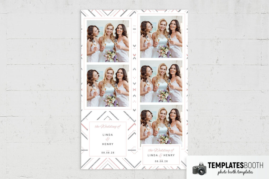 Free Modern Wedding Photo Booth Template - TemplatesBooth