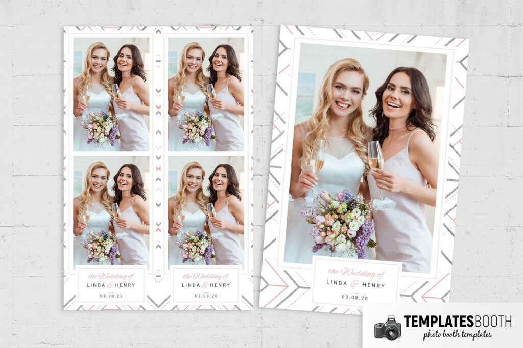 Free Modern Wedding Photo Booth Template - TemplatesBooth