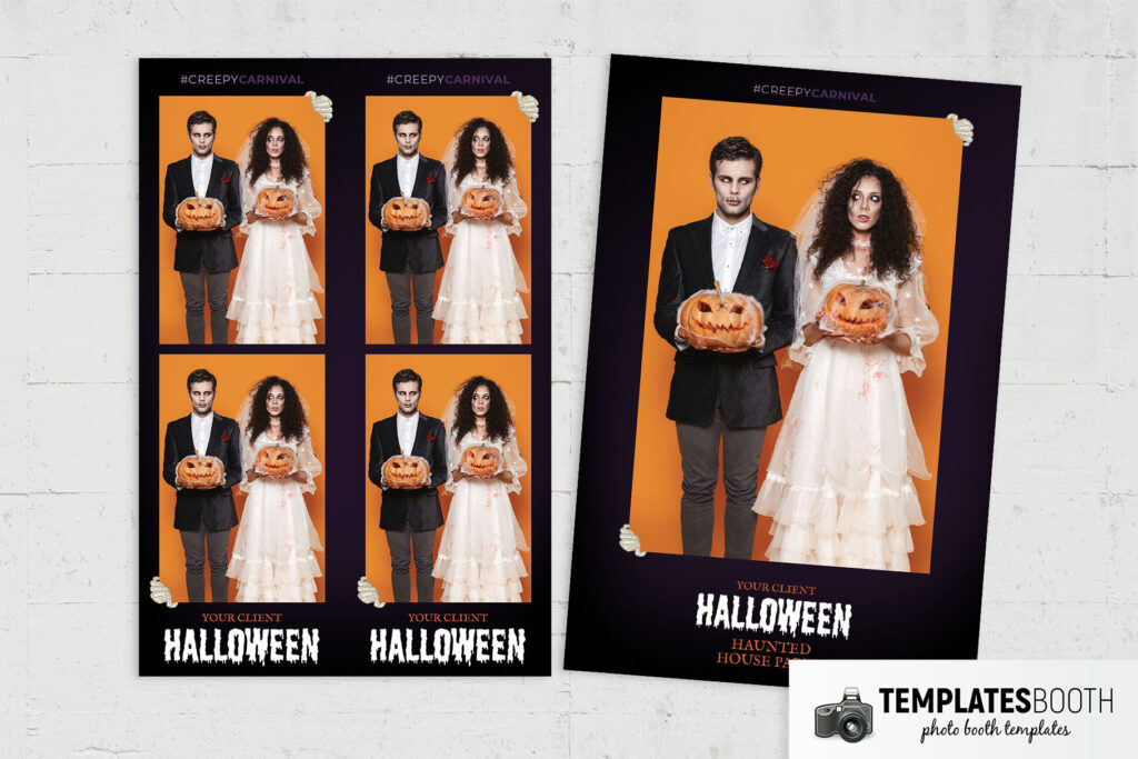 Free Halloween Photo Booth Template - TemplatesBooth