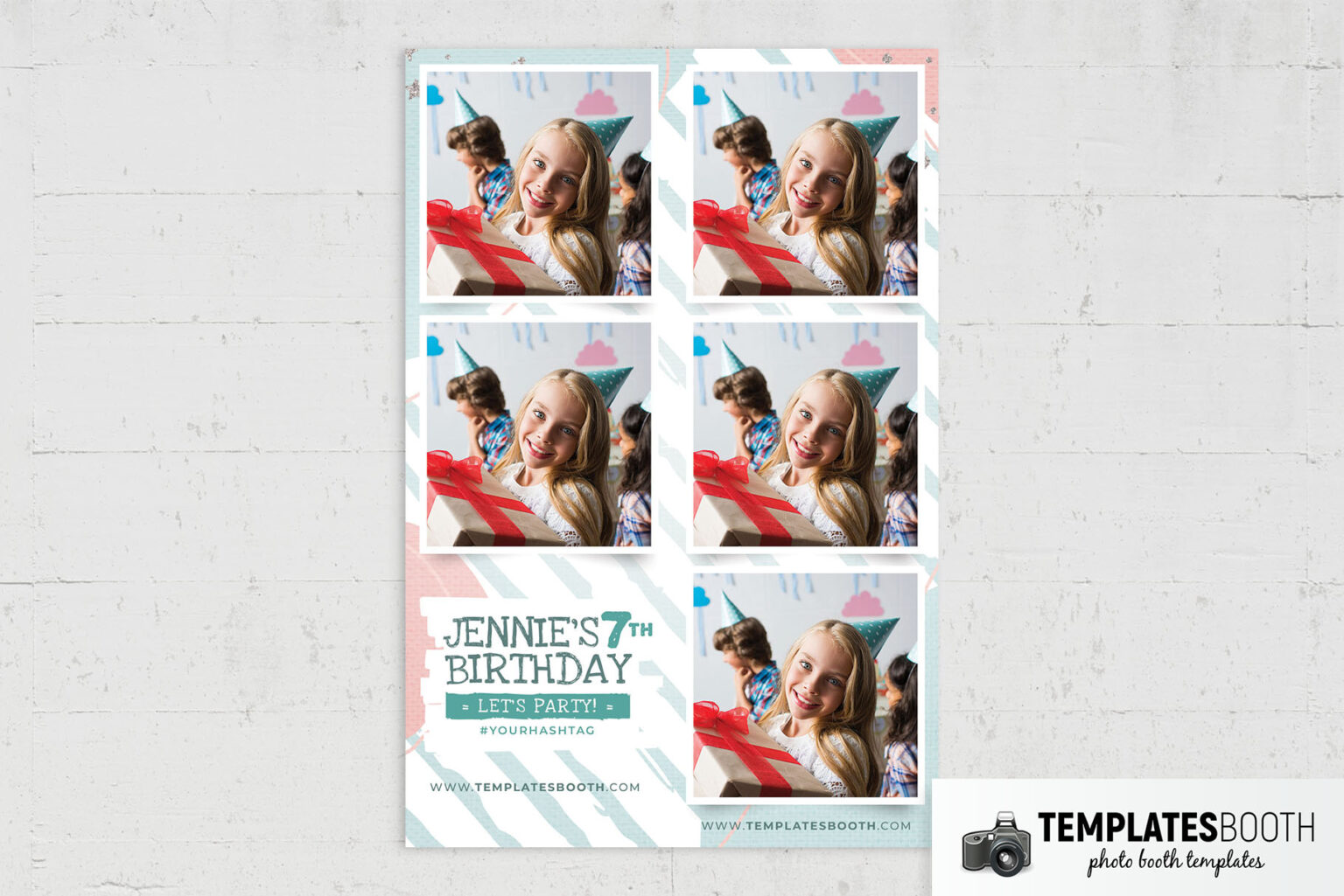 Birthday Party Photo Booth Template - TemplatesBooth