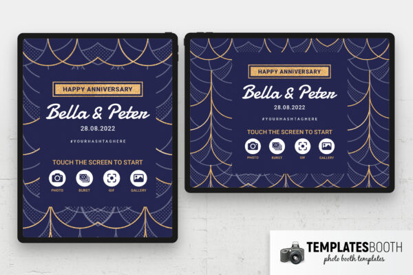 Elegant Deco Photo Booth Template - TemplatesBooth