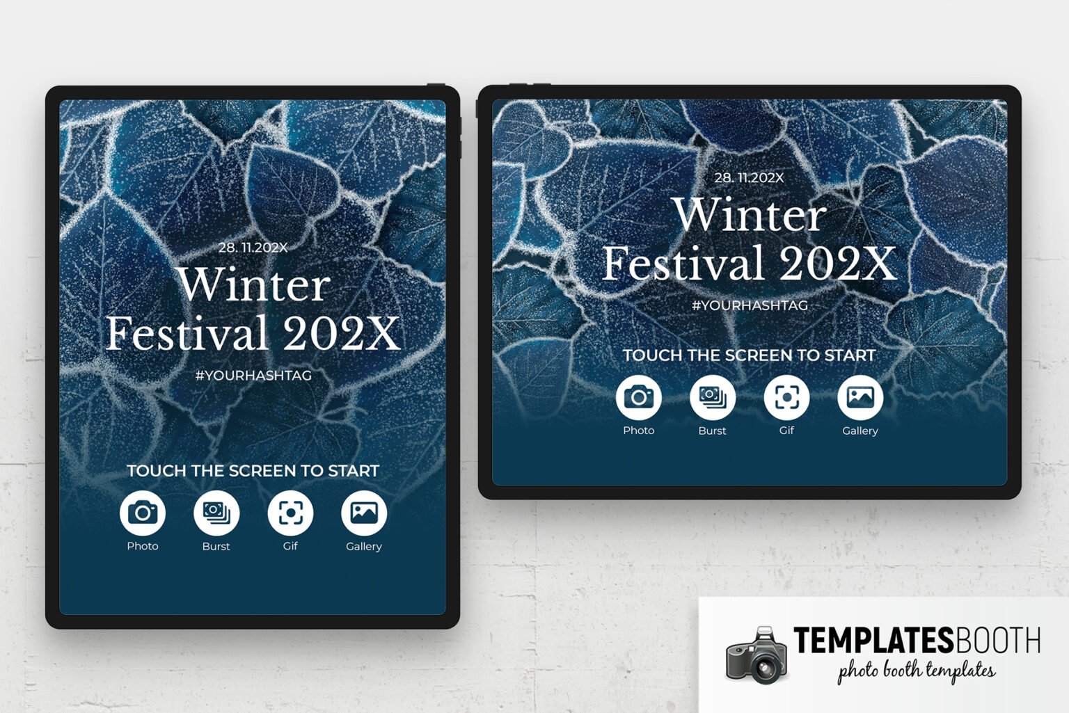 Winter Photo Booth Template - TemplatesBooth