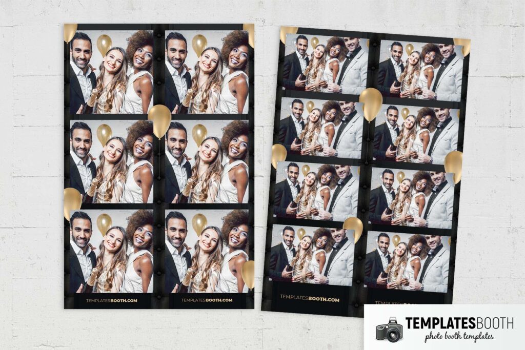 NYE Party Photo Booth Template - TemplatesBooth