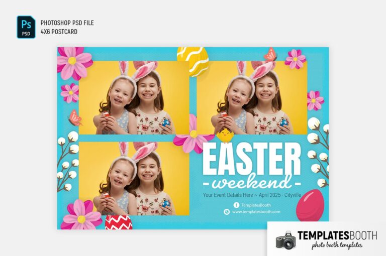 Easter Photo Booth Template - TemplatesBooth