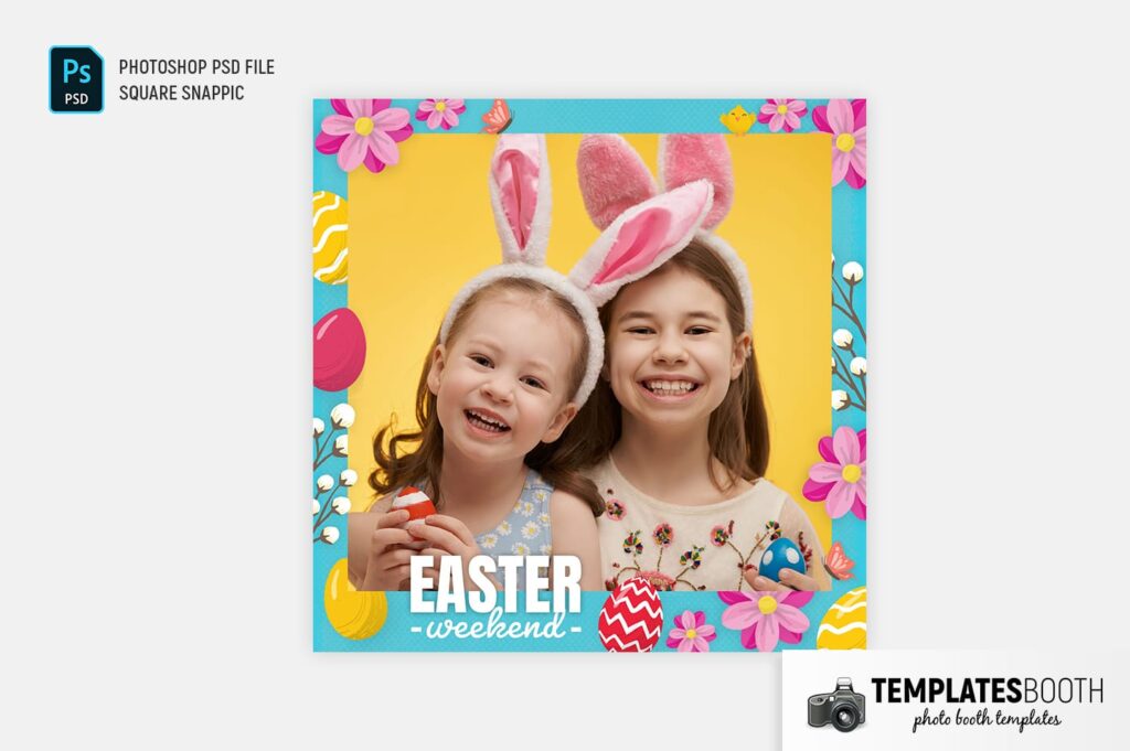Easter Photo Booth Template - TemplatesBooth