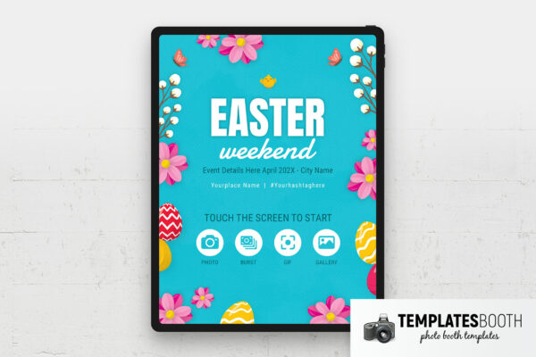 Easter Photo Booth Template - TemplatesBooth