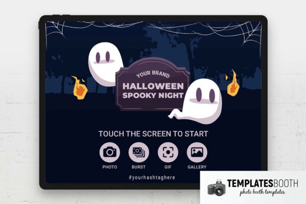 Halloween Spooky Night Photo Booth Template - TemplatesBooth
