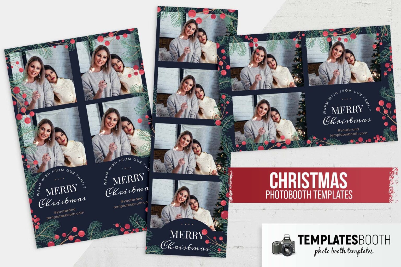 12+ Christmas Photo Booth Templates - TemplatesBooth