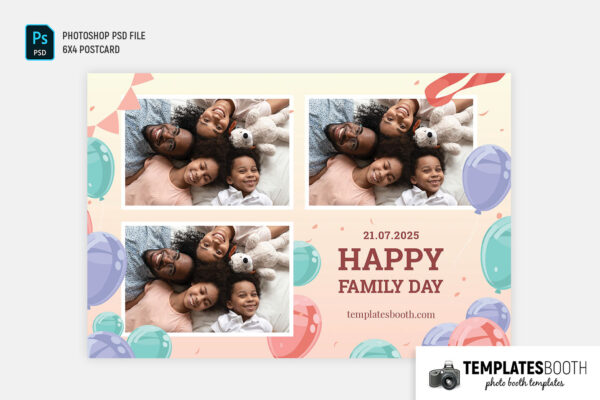 Family Fun Photo Booth Template - TemplatesBooth