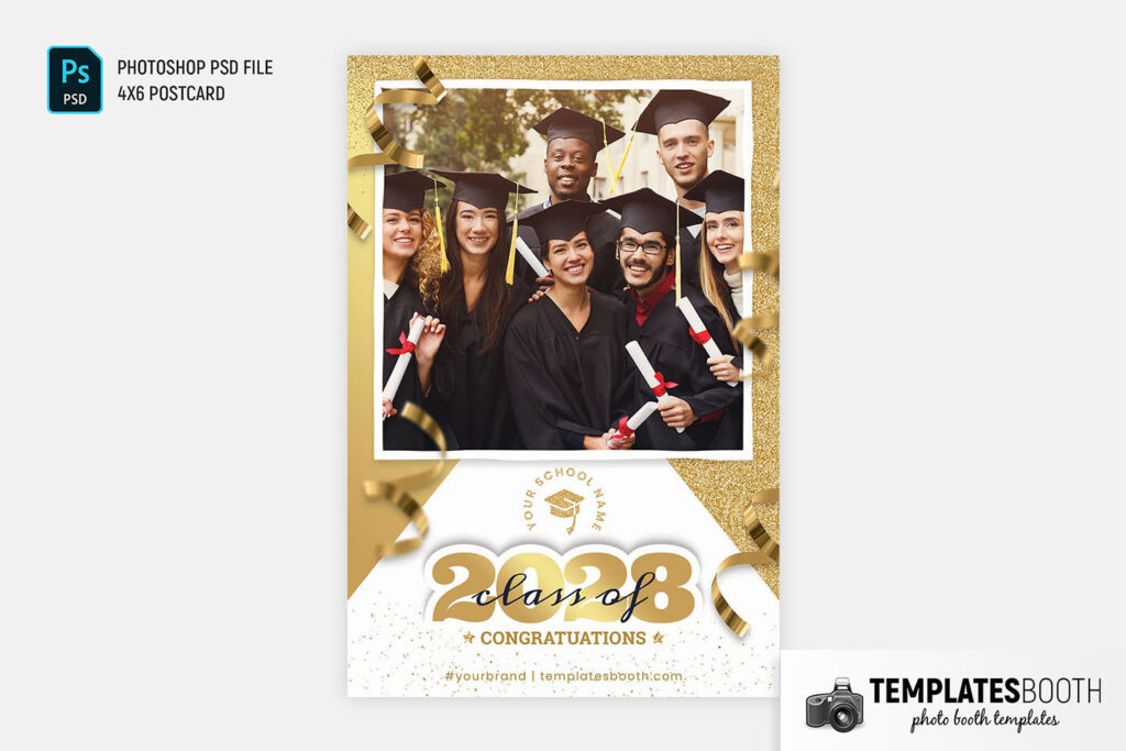 Graduation Celebration Photo Booth Template - TemplatesBooth