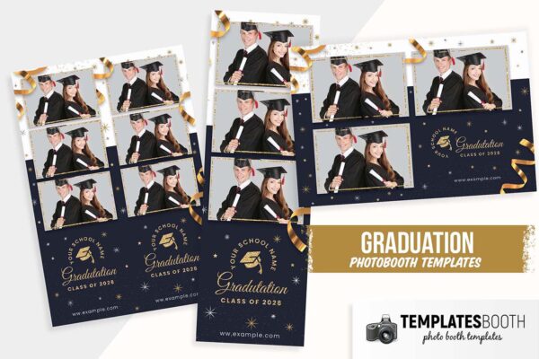 Graduation Party Photo Booth Template - TemplatesBooth