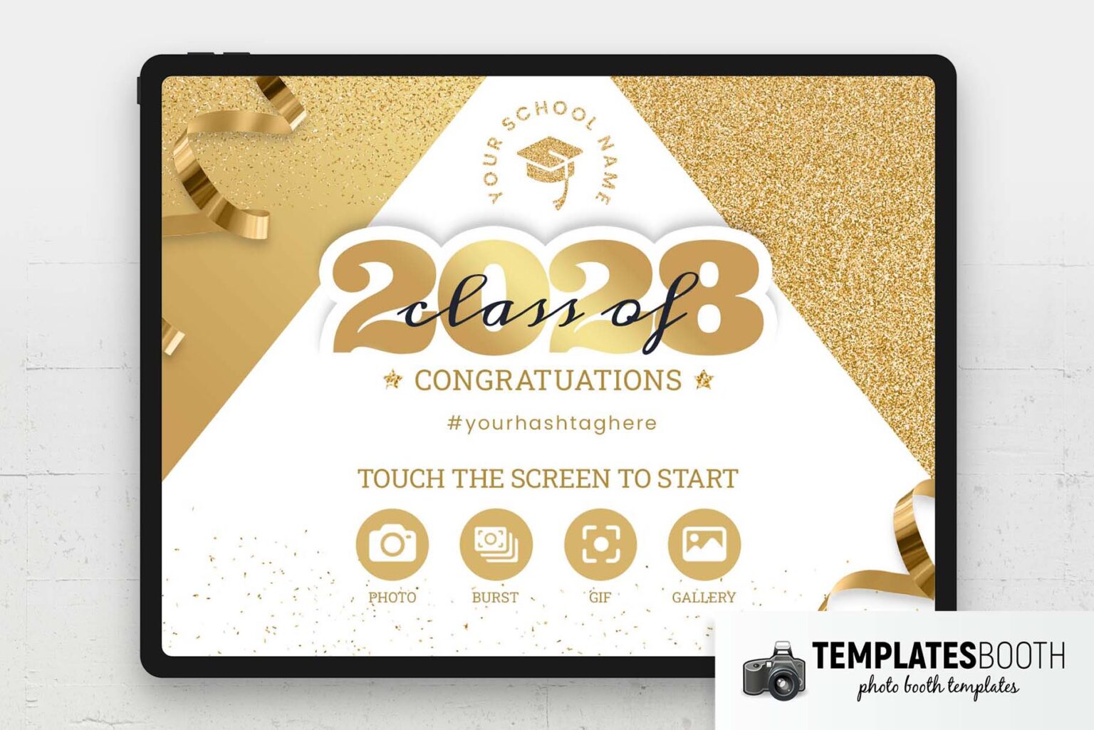Graduation Celebration Photo Booth Template - TemplatesBooth