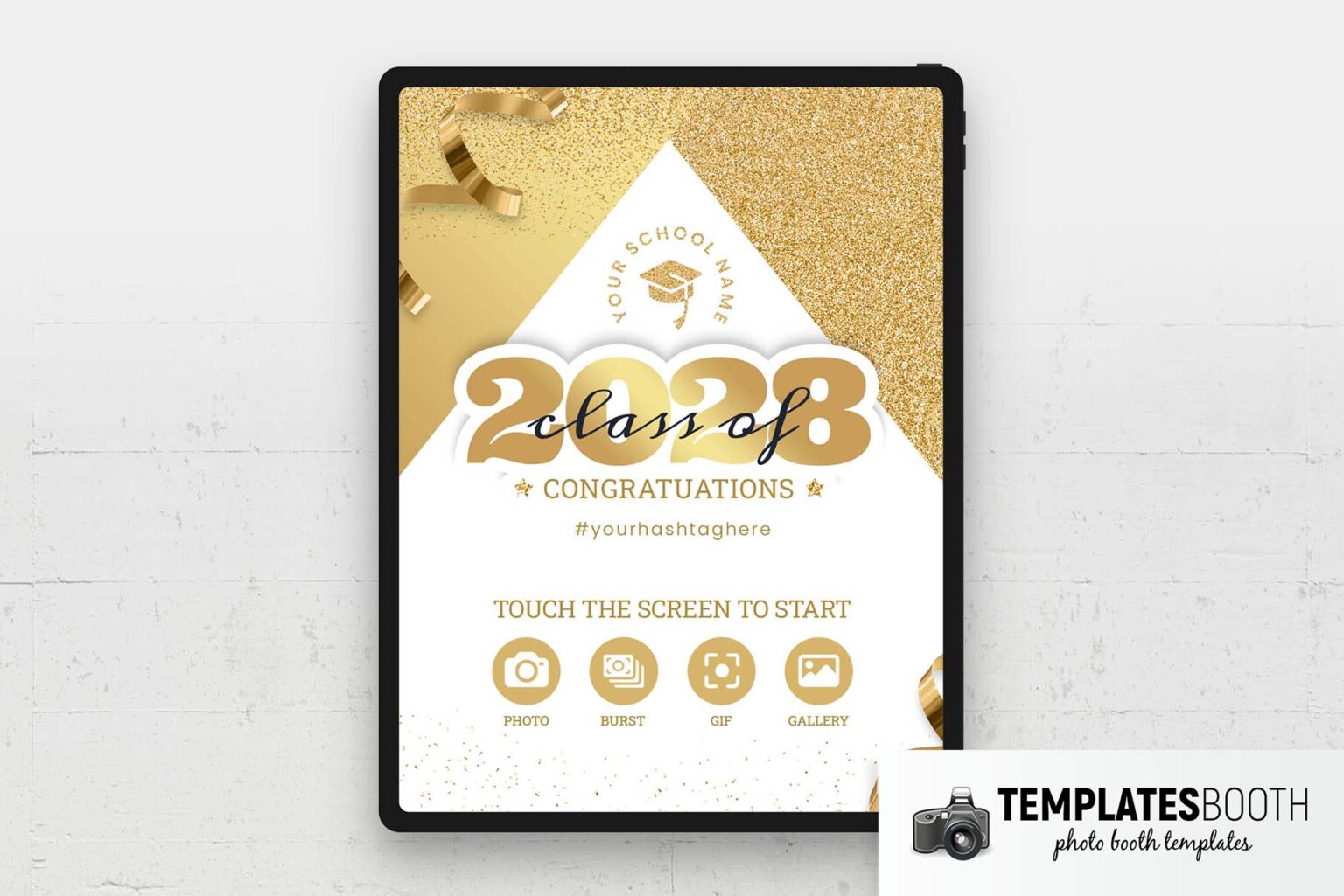 Graduation Celebration Photo Booth Template - TemplatesBooth