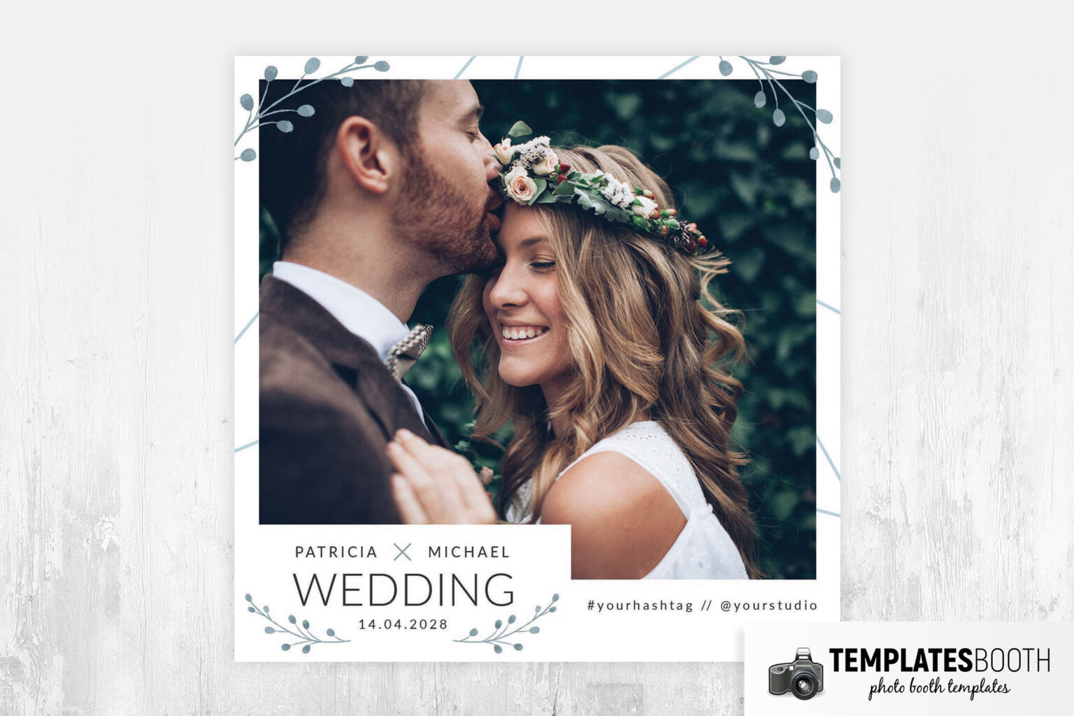 Simple Minimal Photo Booth Template Vol.1 - TemplatesBooth
