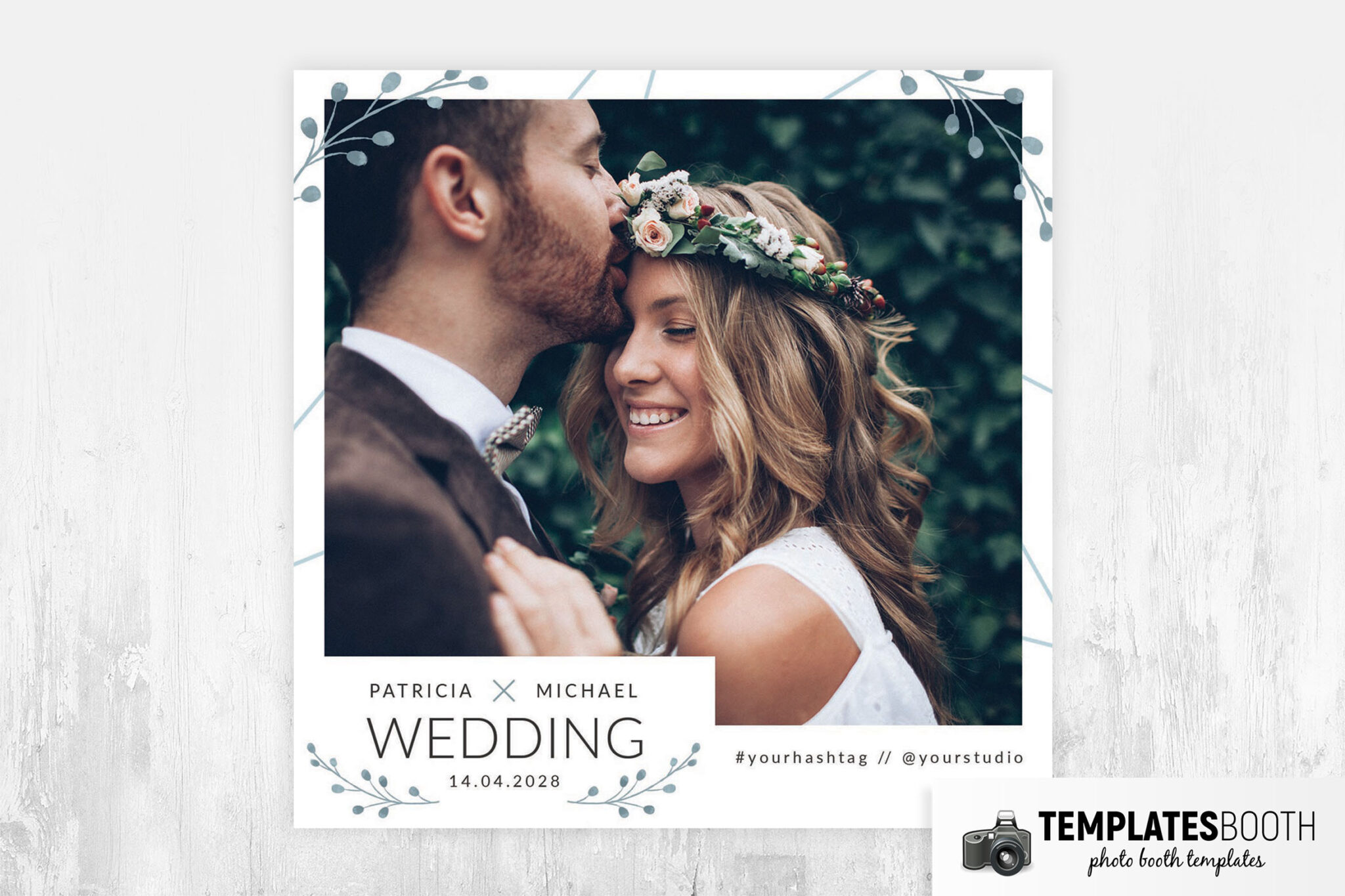 Simple Minimal Photo Booth Template Vol.1 - TemplatesBooth