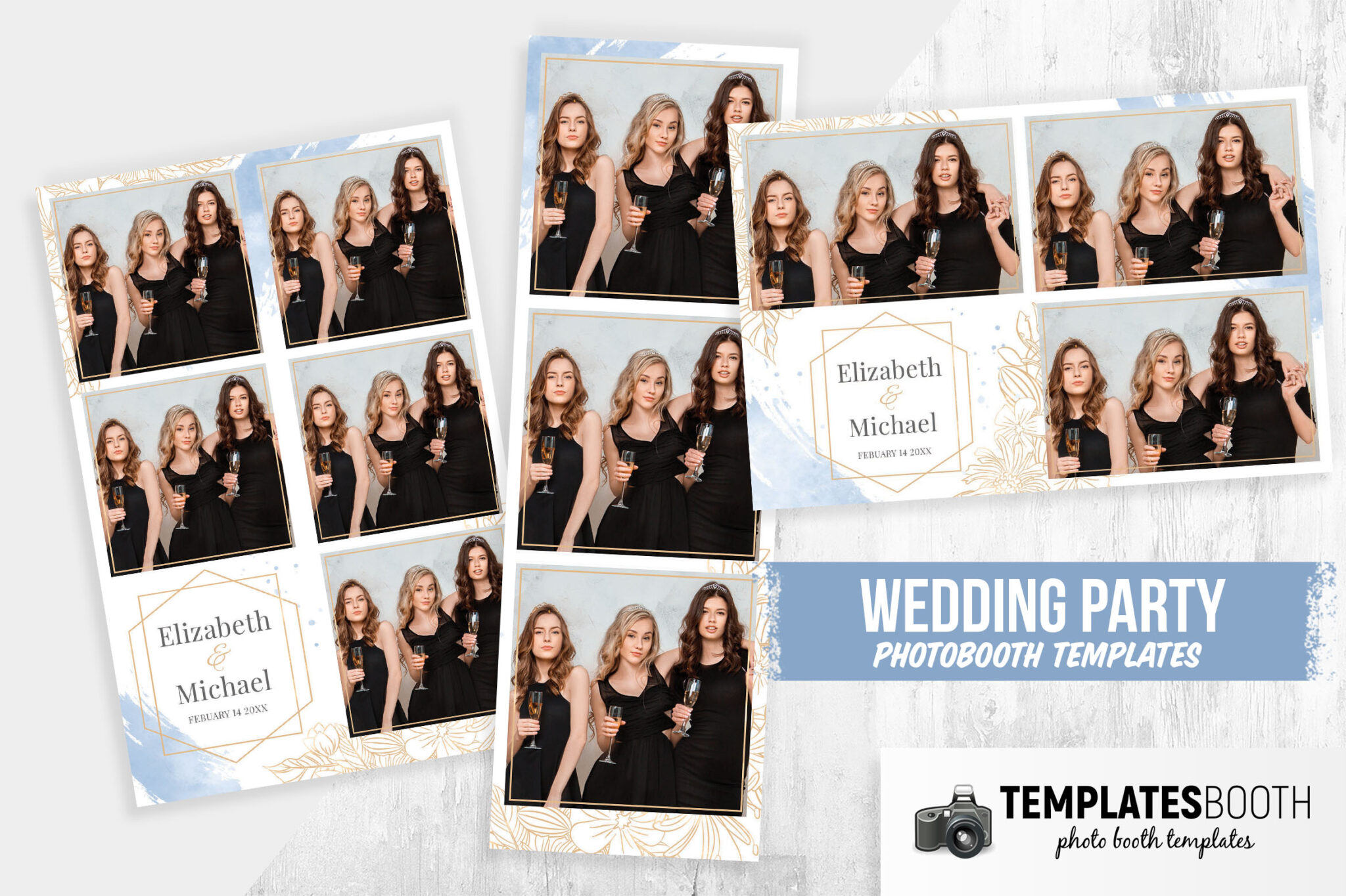 Free Wedding Photo Booth Template v2 - TemplatesBooth