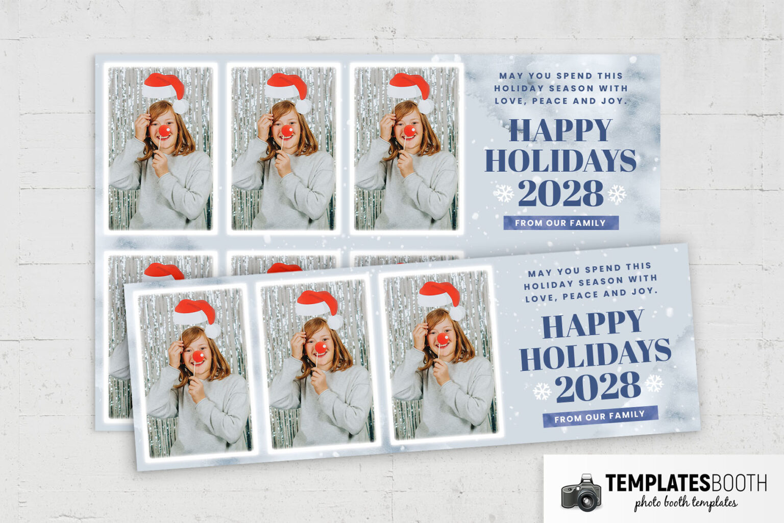 Free Frosty Winter Photo Booth Template - TemplatesBooth