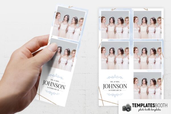 Rustic Luxe Photo Booth Template - TemplatesBooth