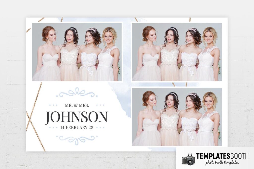 Rustic Luxe Photo Booth Template - TemplatesBooth