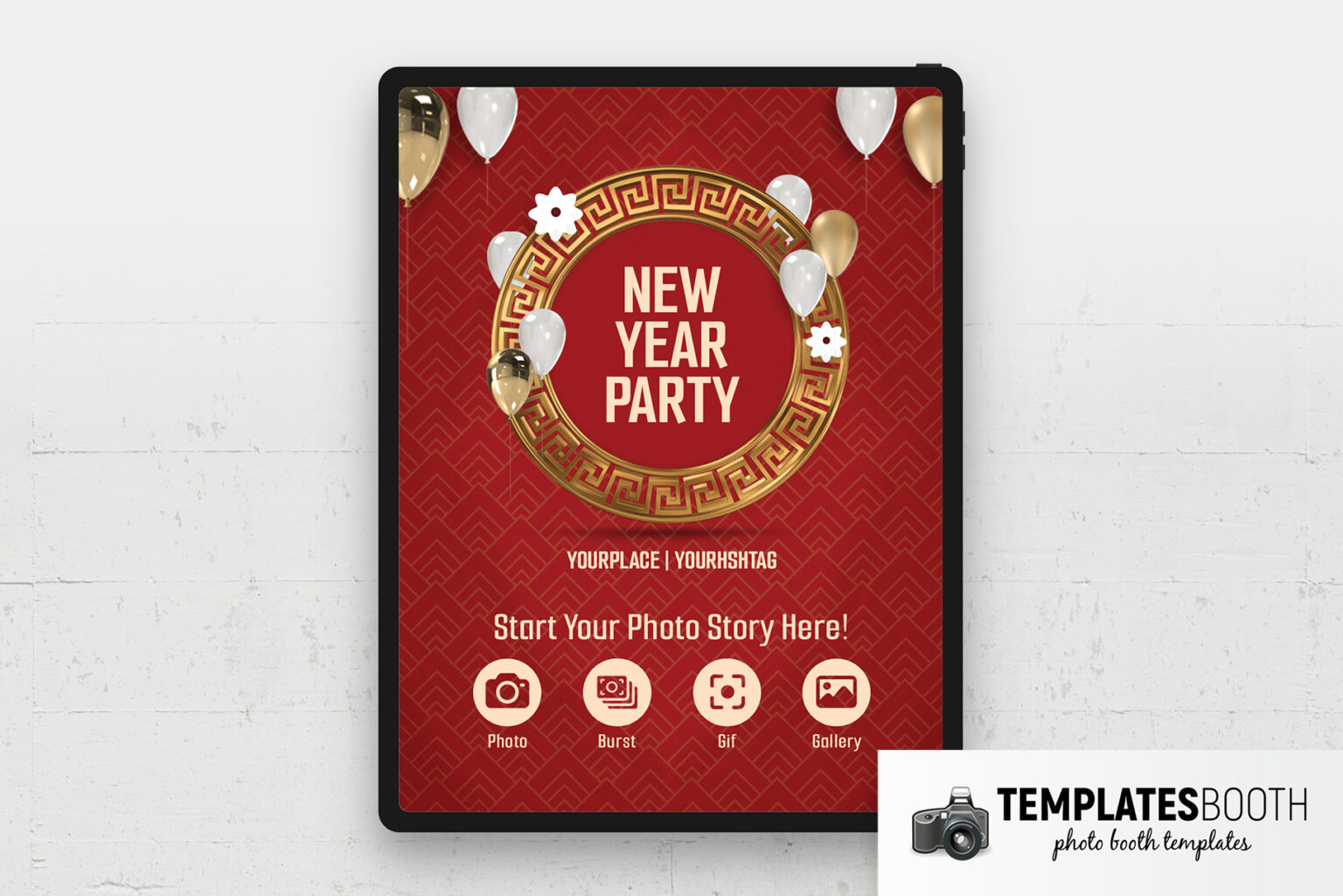 Chinese New Year Photo Booth Template - TemplatesBooth