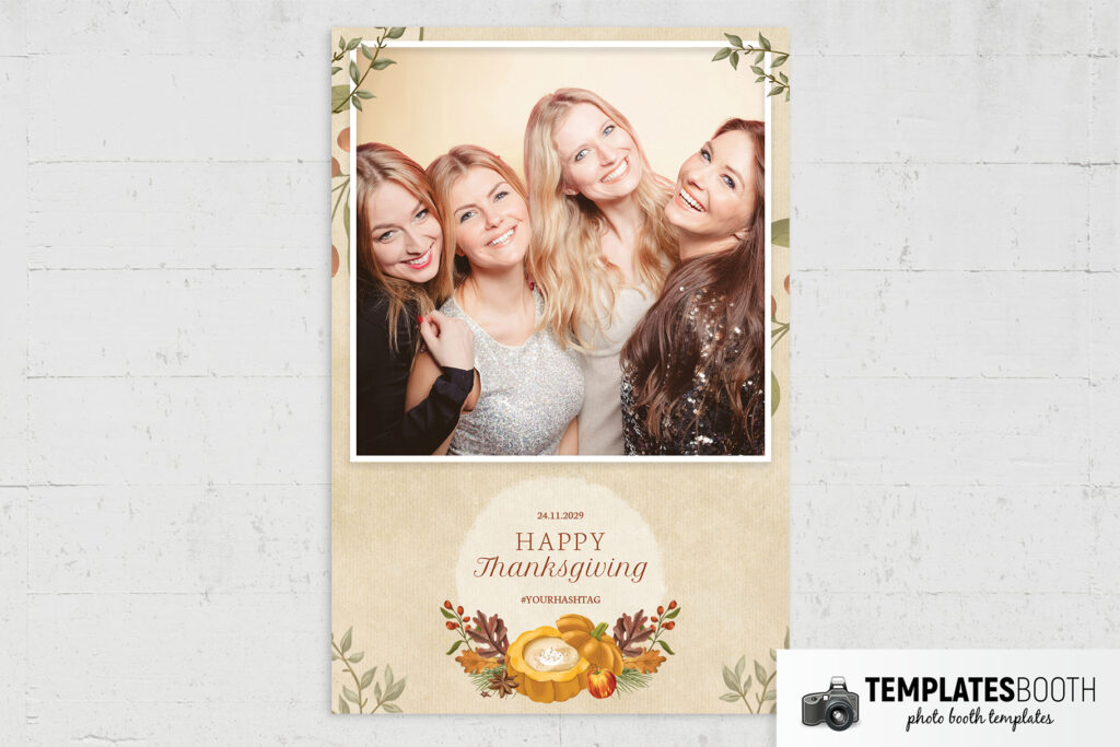 Happy Thanksgiving Photo Booth Template - TemplatesBooth