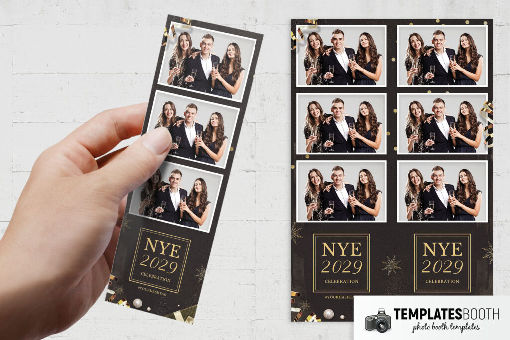 NYE Photo Booth Template - TemplatesBooth