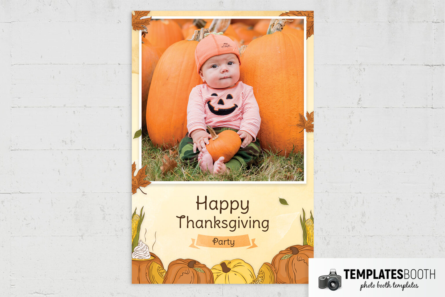 Thanksgiving Photo Booth Template v2 - TemplatesBooth