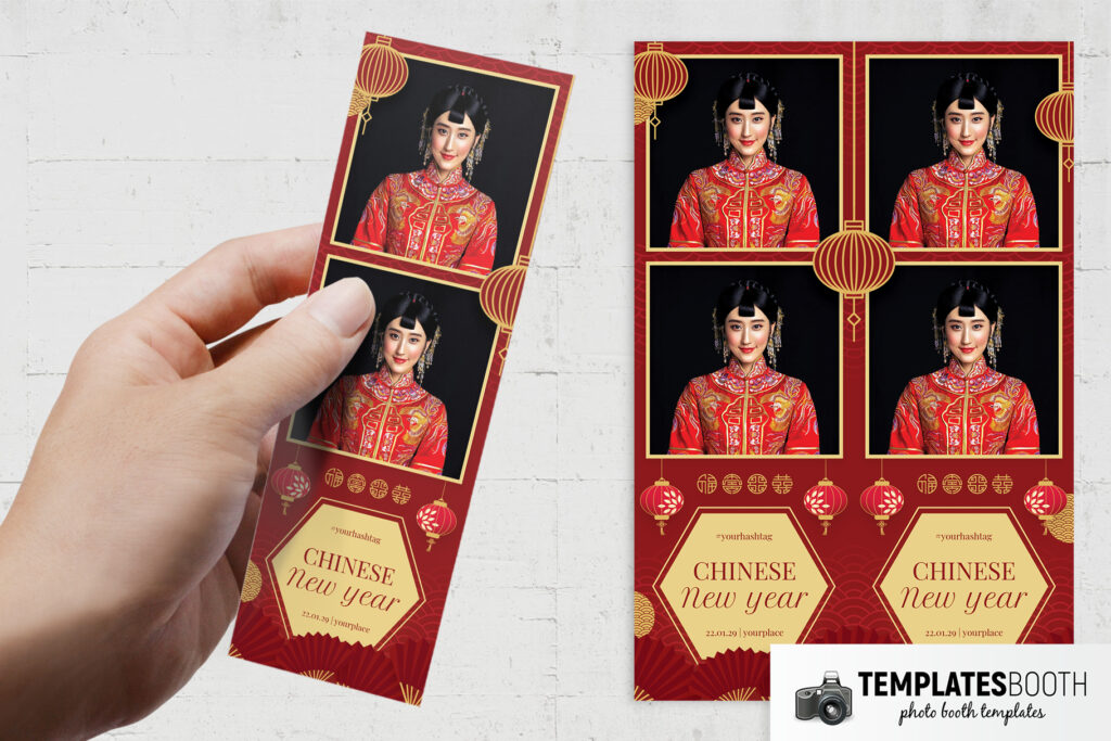 Chinese New Year Photo Booth Template - TemplatesBooth