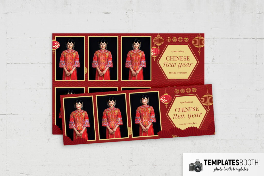 Chinese New Year Photo Booth Template - TemplatesBooth