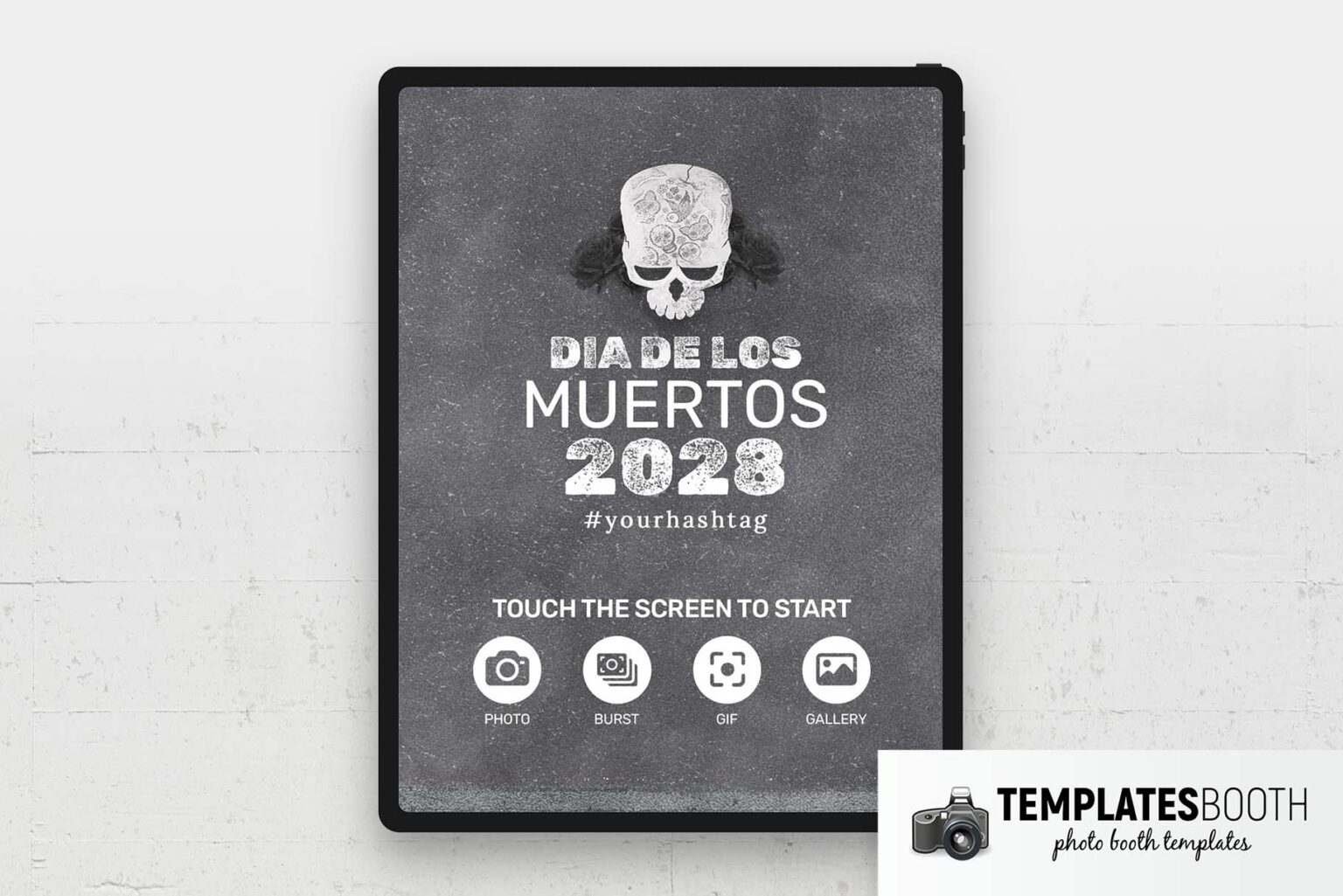 Dia De Muertos Photo Booth Template - TemplatesBooth