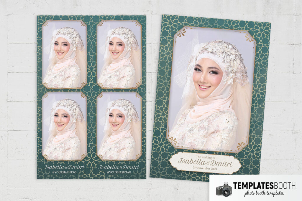 Islamic Wedding Photo Booth Template - TemplatesBooth