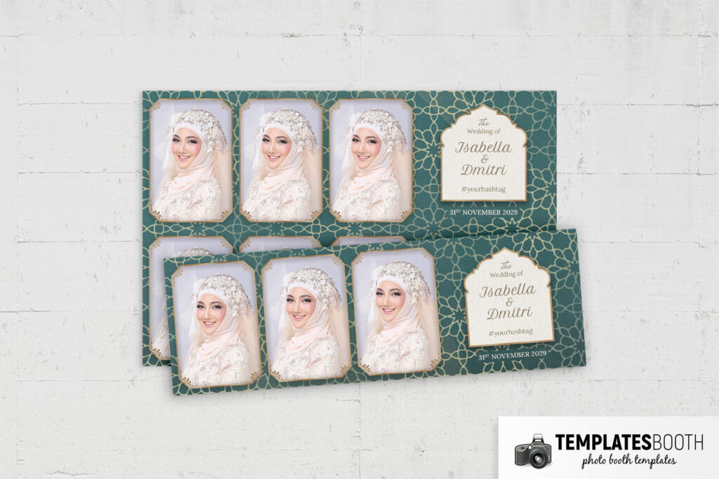 Islamic Wedding Photo Booth Template - TemplatesBooth