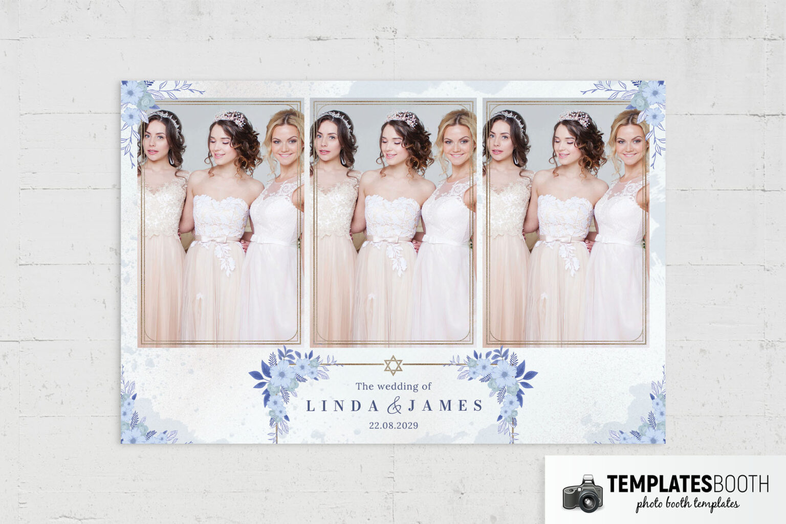Jewish Wedding Photo Booth Template - TemplatesBooth