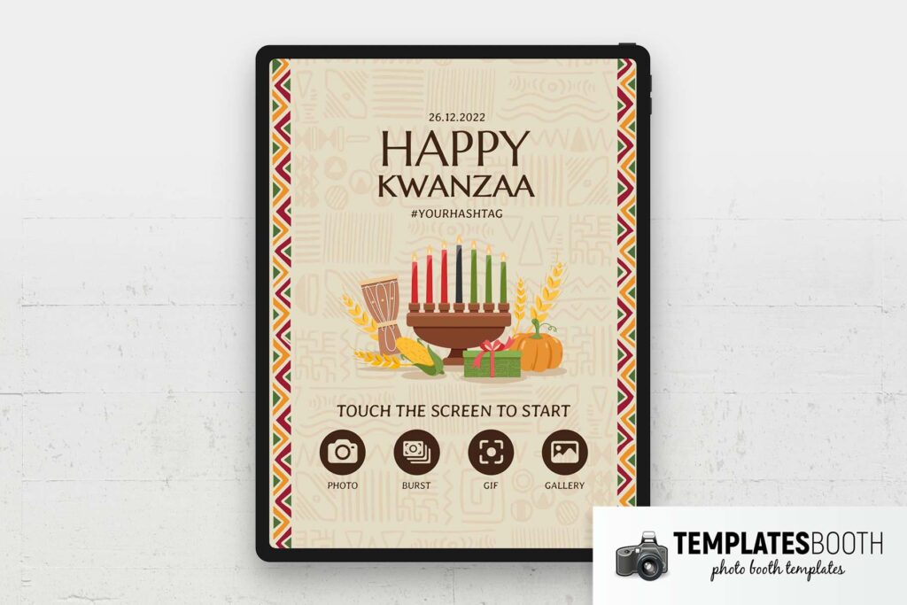 Kwanzaa Photo Booth Template - TemplatesBooth