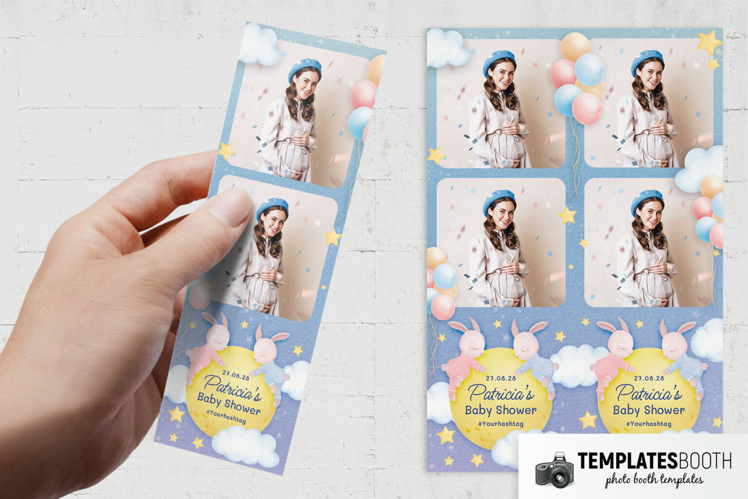 Baby Shower Party Photo Booth Template - TemplatesBooth