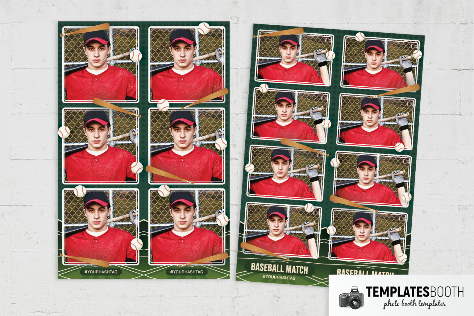 Baseball Photo Booth Template - TemplatesBooth