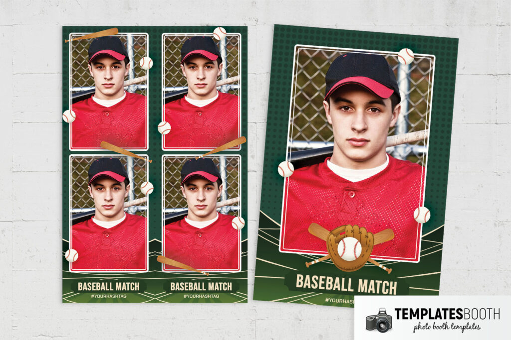 Baseball Photo Booth Template - TemplatesBooth