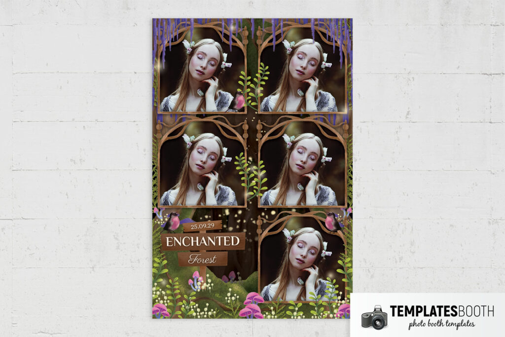 Enchanted Forest Photo Booth Template - TemplatesBooth