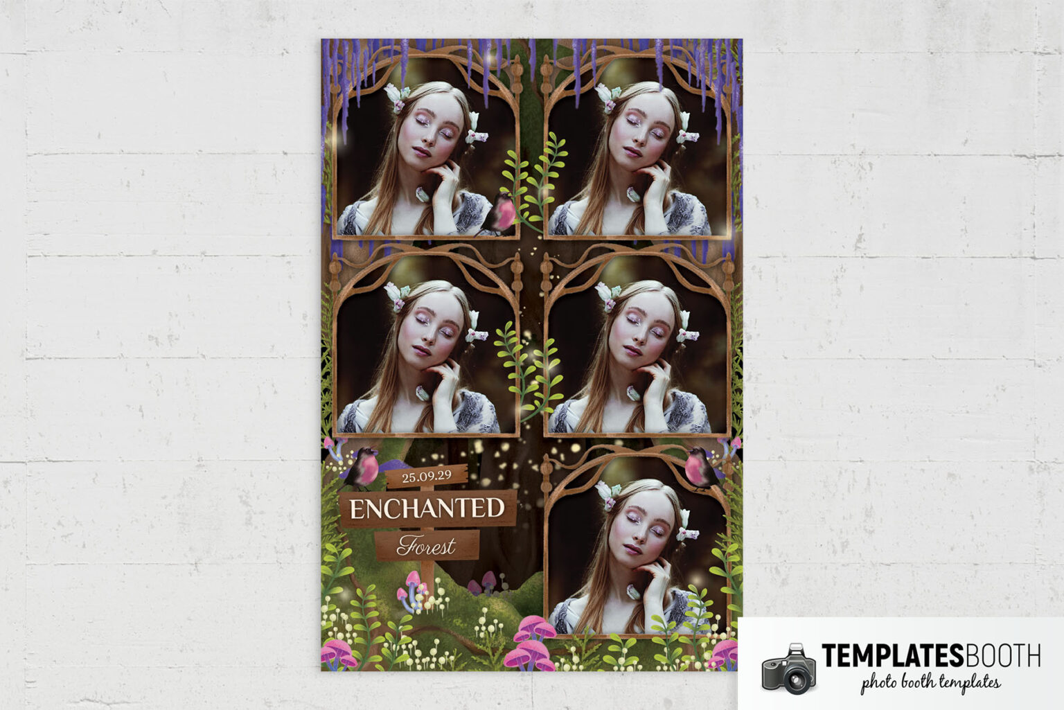 Enchanted Forest Photo Booth Template - TemplatesBooth