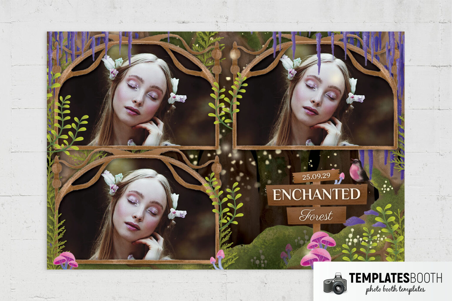 Enchanted Forest Photo Booth Template - TemplatesBooth