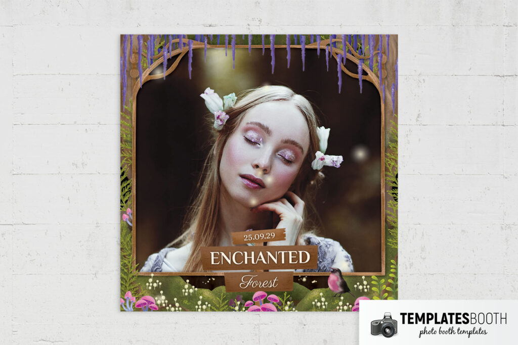 Enchanted Forest Photo Booth Template - TemplatesBooth