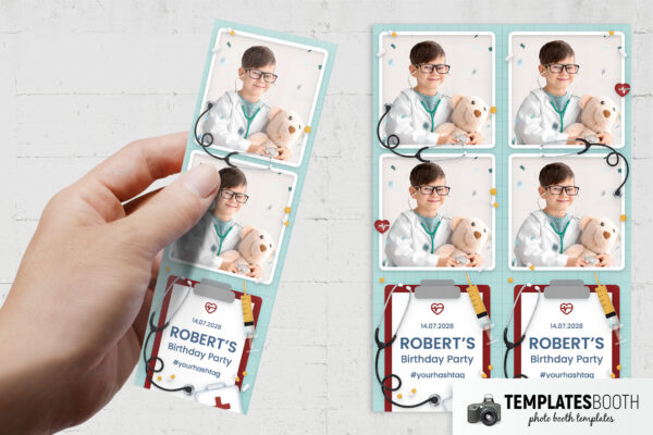 Medical Party Photo Booth Template - TemplatesBooth