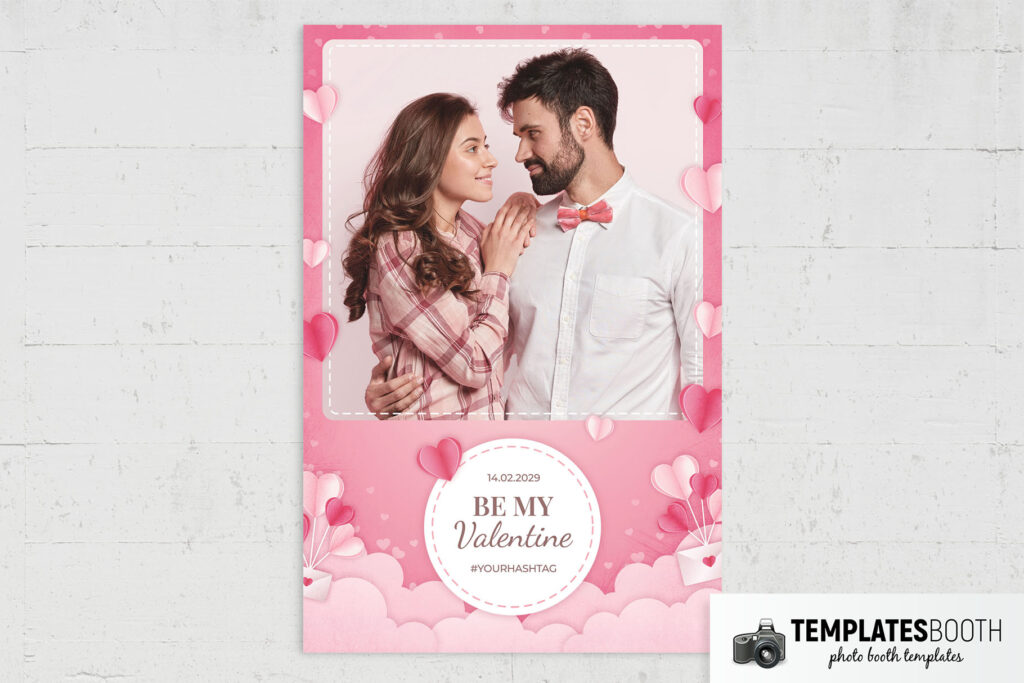 Valentine's Day Photo Booth Template - TemplatesBooth