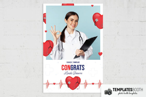 Medical Theme Photo Booth Template - TemplatesBooth