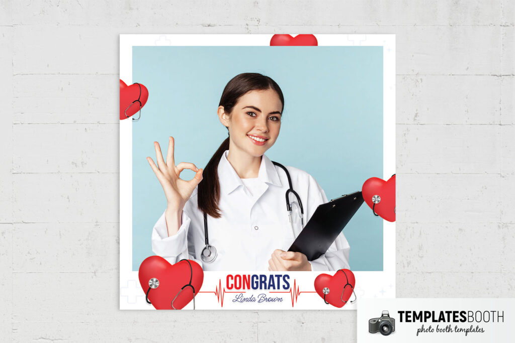 Medical Theme Photo Booth Template - TemplatesBooth