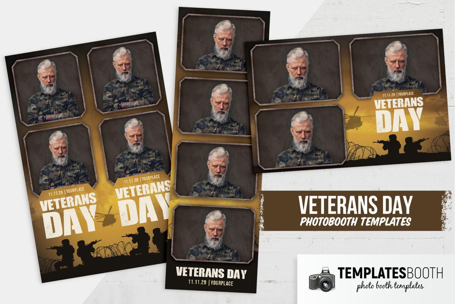 Military Photo Booth Templates - TemplatesBooth