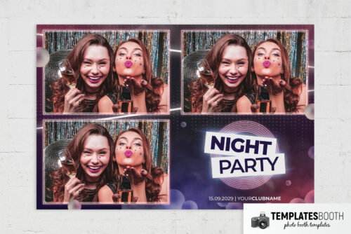 Nightclub Party Photo Booth Template - TemplatesBooth