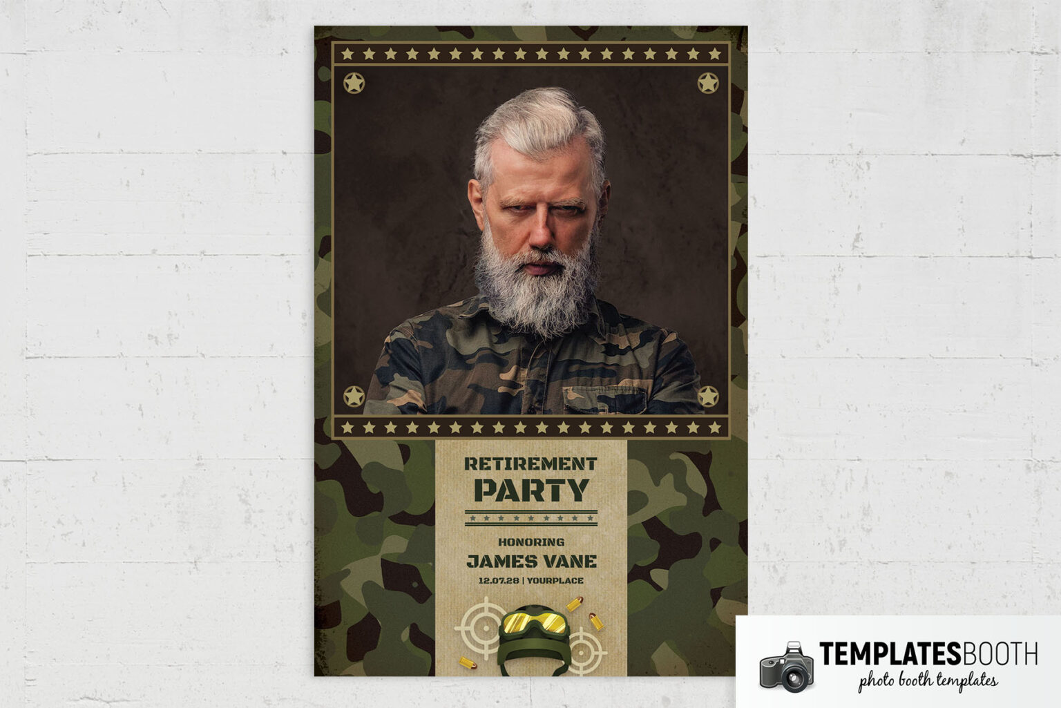 Army Photo Booth Template - TemplatesBooth