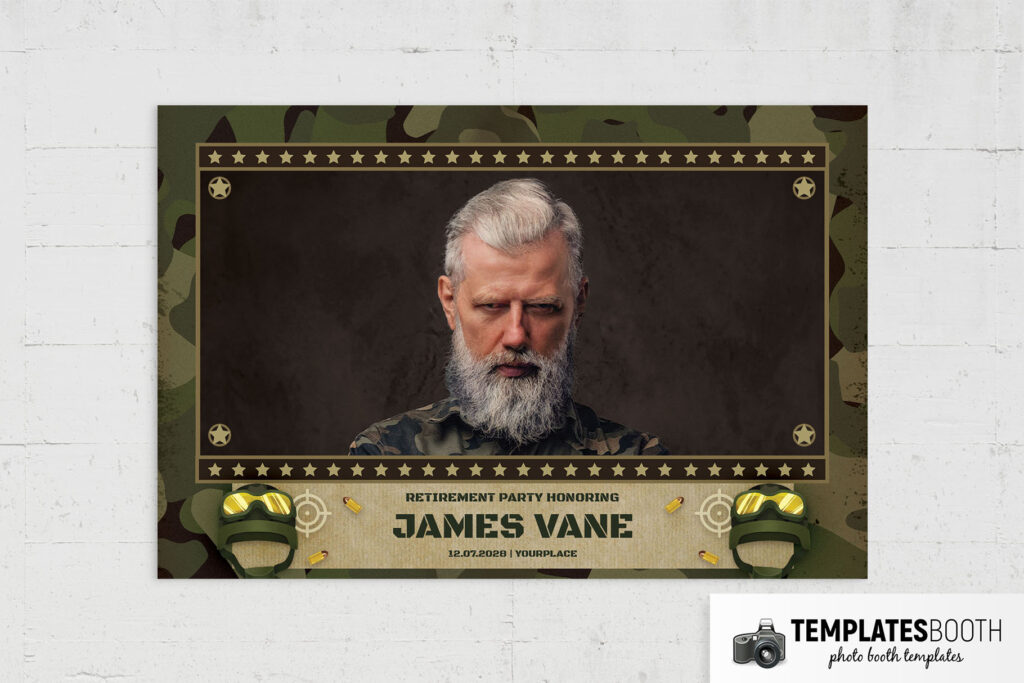 Army Photo Booth Template - TemplatesBooth
